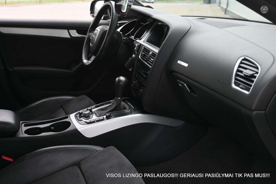 Black Audi A5 Sportback 2011 in Kretinga, with an engine capacity of 2.70 L and mileage of 319 thousand km for 7399 €, photo 24 on AUTOMOTO.COM.LV