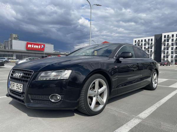 Черный Ауди A5 Sportback 2011 в Вильнюс, объемом двигателя 1.97 л и пробегом 490 тыс. км за 6200 €, фото 1 на AUTOMOTO.COM.LV