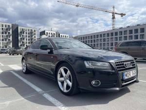 Black Audi A5 Sportback 2011 in Vilnius, with an engine capacity of 1.97 L and mileage of 490 thousand km for 6200 €, photo 3 on AUTOMOTO.COM.LV