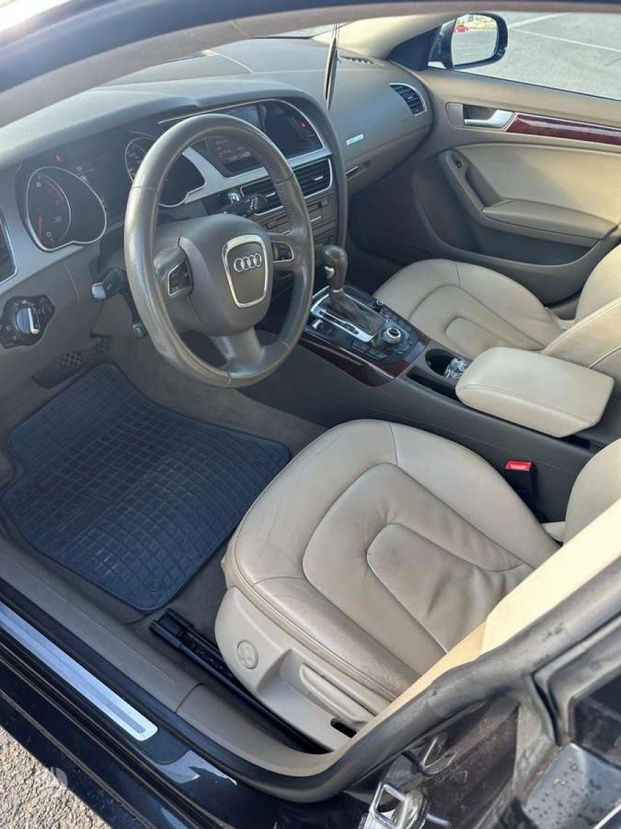 Black Audi A5 Sportback 2011 in Siauliai, with an engine capacity of 1.80 L and mileage of 202 thousand km for 6999 €, photo 8 on AUTOMOTO.COM.LV