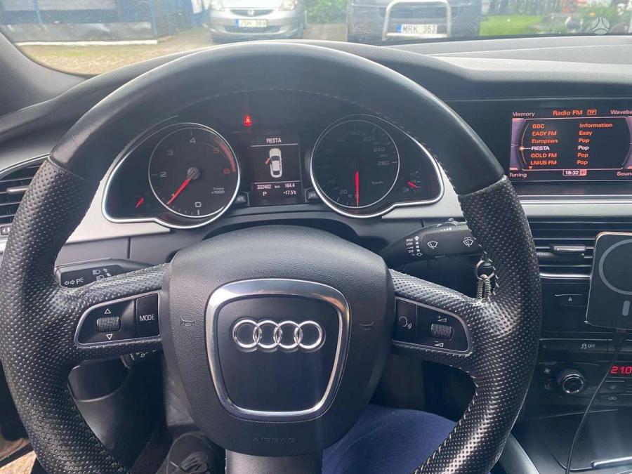 Черный Ауди A5 Sportback 2011 в Вильнюс, объемом двигателя 2.00 л и пробегом 332 тыс. км за 5650 €, фото 3 на AUTOMOTO.COM.LV