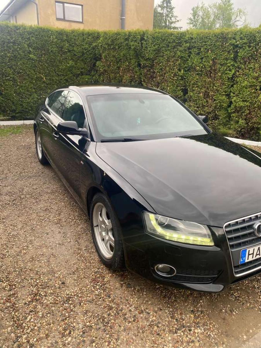 Черный Ауди A5 Sportback 2011 в Вильнюс, объемом двигателя 2.00 л и пробегом 332 тыс. км за 5650 €, фото 10 на AUTOMOTO.COM.LV