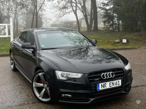Black Audi A5 Sportback 2012 in Raseiniai, with an engine capacity of 2.97 L and mileage of 269 thousand km for 10950 €, photo 20 on AUTOMOTO.COM.LV