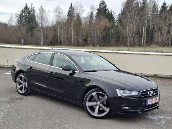 Черный Ауди A5 Sportback 2012 в Вильнюс, объемом двигателя 1.97 л и пробегом 243 тыс. км за 8700 €, фото 1 на AUTOMOTO.COM.LV