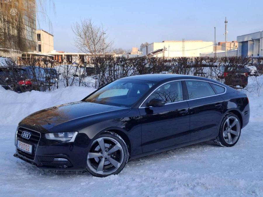 Melns Audi A5 Sportback 2012 Viļņa, ar dzinēja tilpumu 1.97 L un nobraukumu 243 tūkst. km par 8600 €, foto 5 vietnē AUTOMOTO.COM.LV