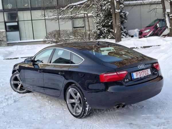 Melns Audi A5 Sportback 2012 Viļņa, ar dzinēja tilpumu 1.97 L un nobraukumu 243 tūkst. km par 8600 €, foto 6 vietnē AUTOMOTO.COM.LV