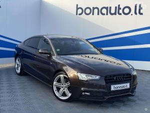 Black Audi A5 Sportback 2012 in Kaunas, with an engine capacity of 3.00 L and mileage of 199 thousand km for 12499 €, photo  on AUTOMOTO.COM.LV
