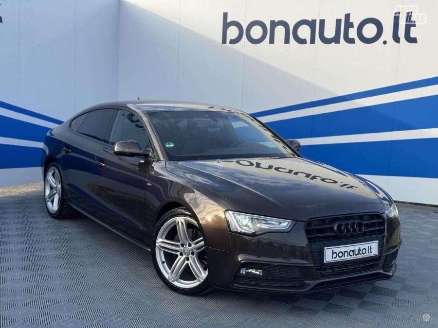 Melns Audi A5 Sportback 2012 Kauņa, ar dzinēja tilpumu 3.00 L un nobraukumu 199 tūkst. km par 12499 €, foto 1 vietnē AUTOMOTO.COM.LV