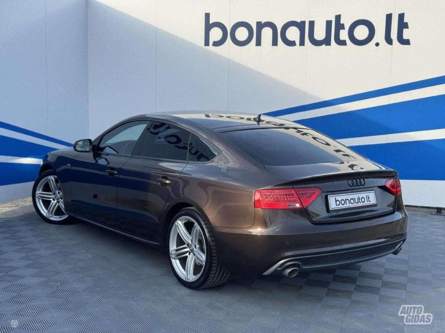 Melns Audi A5 Sportback 2012 Kauņa, ar dzinēja tilpumu 3.00 L un nobraukumu 199 tūkst. km par 12499 €, foto 3 vietnē AUTOMOTO.COM.LV