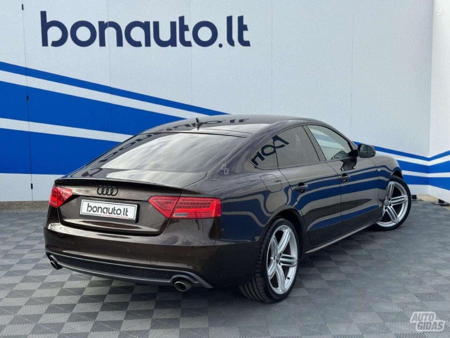 Melns Audi A5 Sportback 2012 Kauņa, ar dzinēja tilpumu 3.00 L un nobraukumu 199 tūkst. km par 12499 €, foto 4 vietnē AUTOMOTO.COM.LV