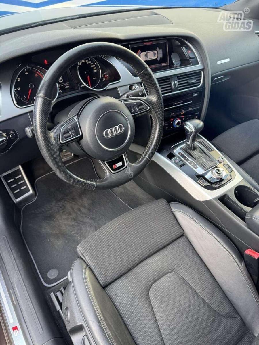 Melns Audi A5 Sportback 2012 Kauņa, ar dzinēja tilpumu 3.00 L un nobraukumu 199 tūkst. km par 12499 €, foto 7 vietnē AUTOMOTO.COM.LV