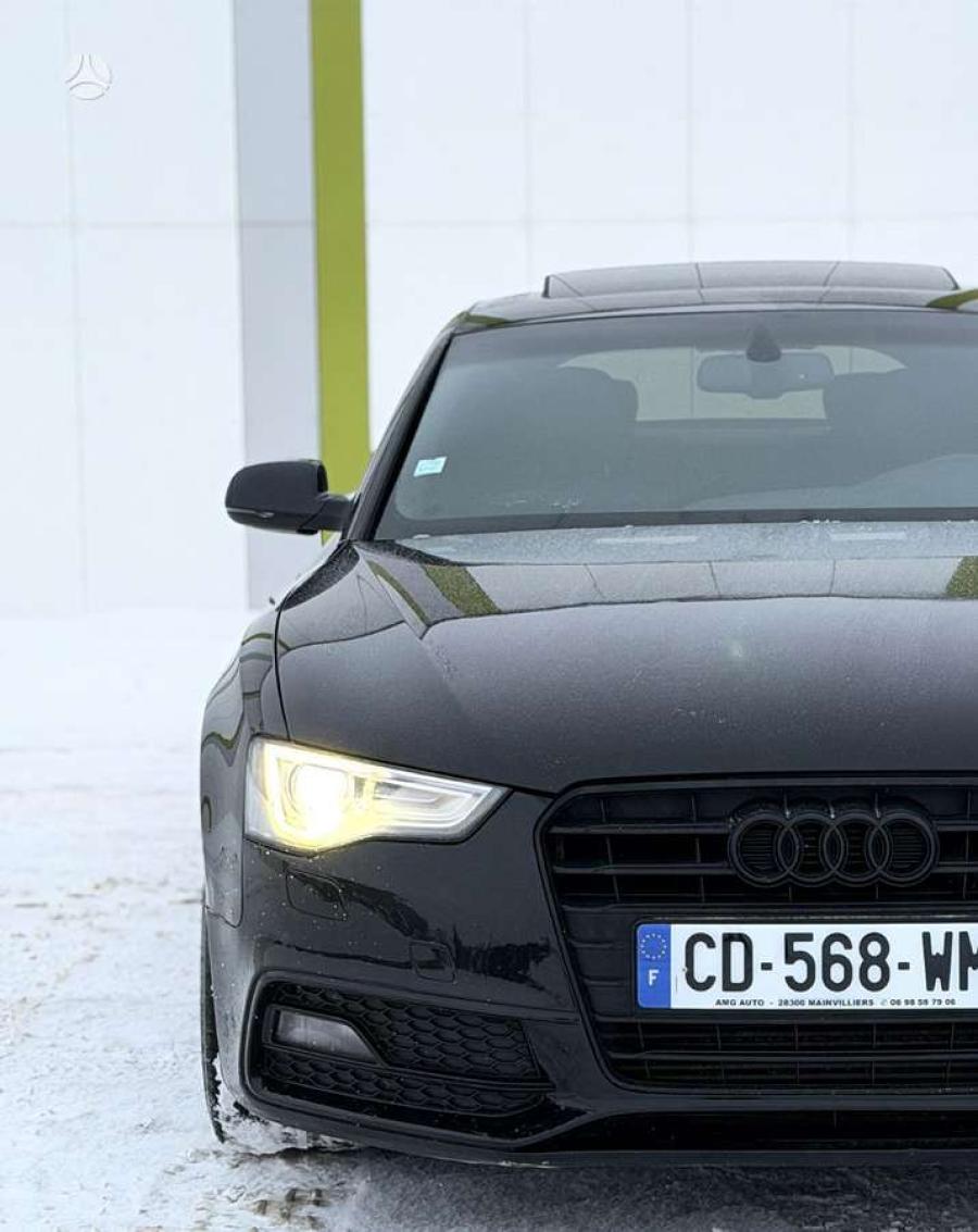 Black Audi A5 Sportback 2012 in Taurage, with an engine capacity of 1.97 L and mileage of 228 thousand km for 8800 €, photo 4 on AUTOMOTO.COM.LV