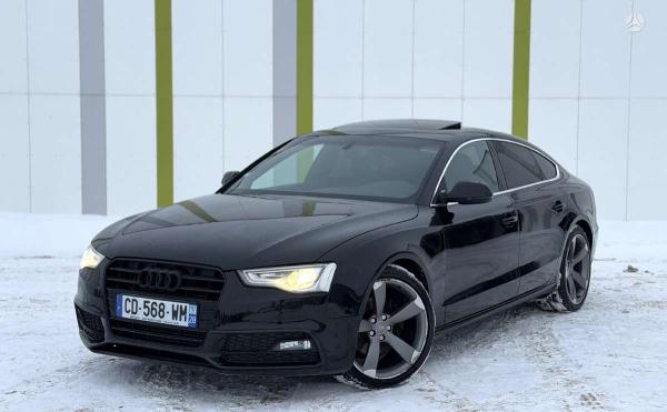 Black Audi A5 Sportback 2012 in Taurage, with an engine capacity of 1.97 L and mileage of 228 thousand km for 8800 €, photo 5 on AUTOMOTO.COM.LV
