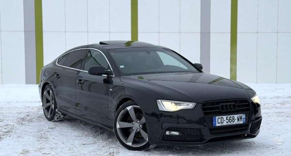 Black Audi A5 Sportback 2012 in Taurage, with an engine capacity of 1.97 L and mileage of 228 thousand km for 8800 €, photo 7 on AUTOMOTO.COM.LV