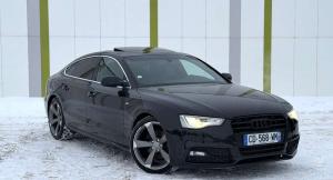 Black Audi A5 Sportback 2012 in Taurage, with an engine capacity of 1.97 L and mileage of 228 thousand km for 8800 €, photo 7 on AUTOMOTO.COM.LV