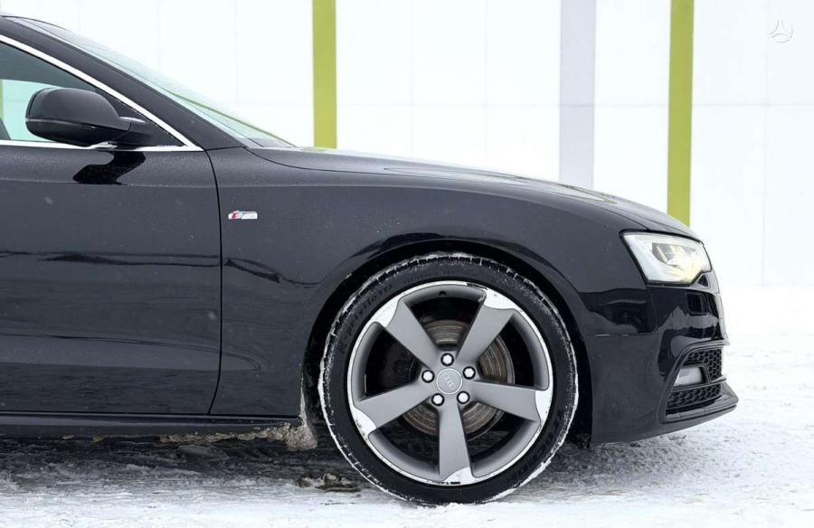 Black Audi A5 Sportback 2012 in Taurage, with an engine capacity of 1.97 L and mileage of 228 thousand km for 8800 €, photo 10 on AUTOMOTO.COM.LV