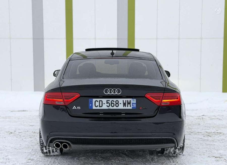 Black Audi A5 Sportback 2012 in Taurage, with an engine capacity of 1.97 L and mileage of 228 thousand km for 8800 €, photo 15 on AUTOMOTO.COM.LV