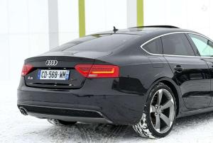 Black Audi A5 Sportback 2012 in Taurage, with an engine capacity of 1.97 L and mileage of 228 thousand km for 8800 €, photo 18 on AUTOMOTO.COM.LV