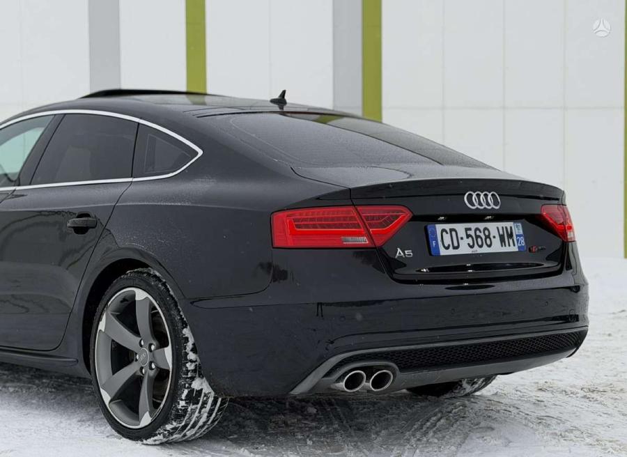 Black Audi A5 Sportback 2012 in Taurage, with an engine capacity of 1.97 L and mileage of 228 thousand km for 8800 €, photo 20 on AUTOMOTO.COM.LV