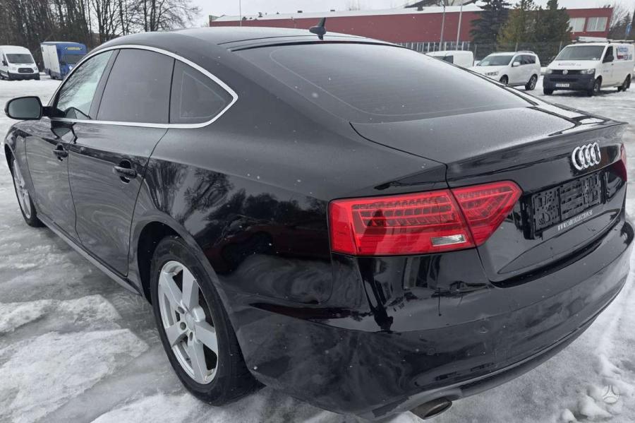 Black Audi A5 Sportback 2012 in Marijampole, with an engine capacity of 2.97 L and mileage of 272 thousand km for 8900 €, photo 3 on AUTOMOTO.COM.LV