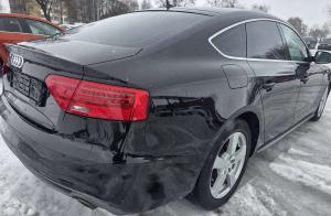 Black Audi A5 Sportback 2012 in Marijampole, with an engine capacity of 2.97 L and mileage of 272 thousand km for 8900 €, photo 4 on AUTOMOTO.COM.LV