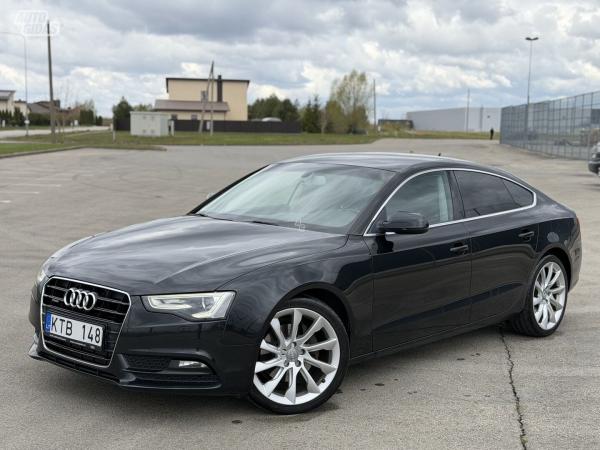 Black Audi A5 Sportback 2012 in Panevezys, with an engine capacity of 3.00 L and mileage of 288 thousand km for 7300 €, photo 1 on AUTOMOTO.COM.LV