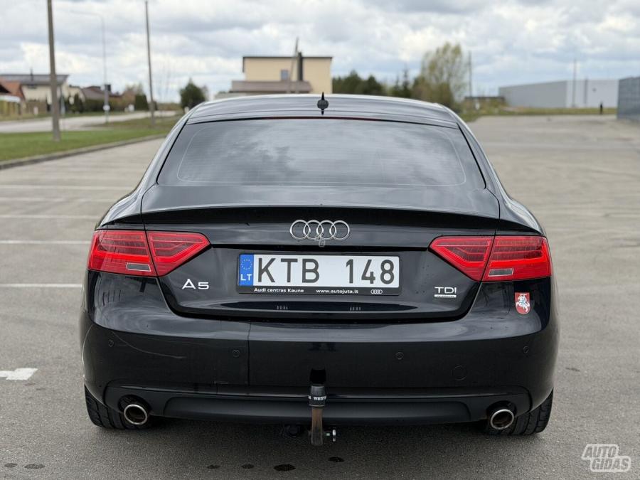 Черный Ауди A5 Sportback 2012 в Паневежис, объемом двигателя 3.00 л и пробегом 288 тыс. км за 7300 €, фото 8 на AUTOMOTO.COM.LV