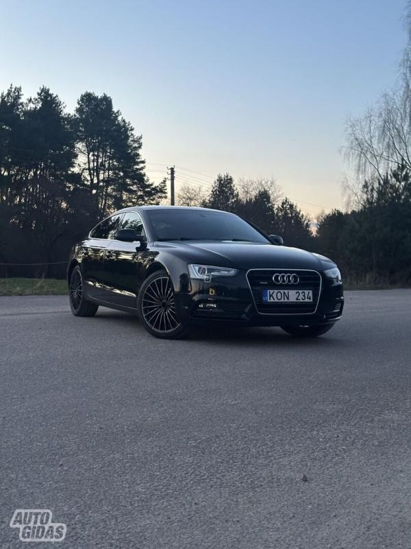 Black Audi A5 Sportback 2012 in Vilnius, with an engine capacity of 3.00 L and mileage of 182 thousand km for 9900 €, photo 1 on AUTOMOTO.COM.LV