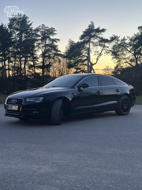 Black Audi A5 Sportback 2012 in Vilnius, with an engine capacity of 3.00 L and mileage of 182 thousand km for 9900 €, photo 3 on AUTOMOTO.COM.LV