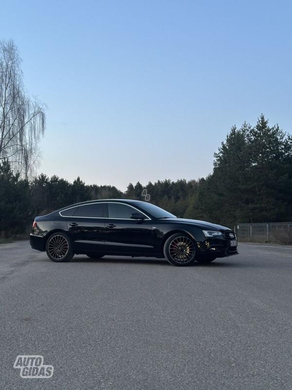 Black Audi A5 Sportback 2012 in Vilnius, with an engine capacity of 3.00 L and mileage of 182 thousand km for 9900 €, photo 4 on AUTOMOTO.COM.LV