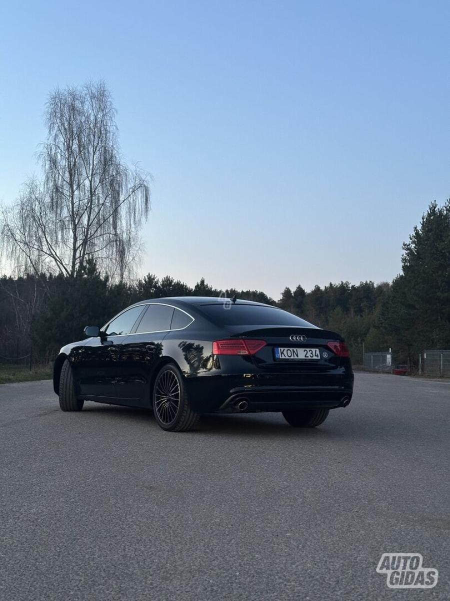 Melns Audi A5 Sportback 2012 Viļņa, ar dzinēja tilpumu 3.00 L un nobraukumu 182 tūkst. km par 9900 €, foto 6 vietnē AUTOMOTO.COM.LV