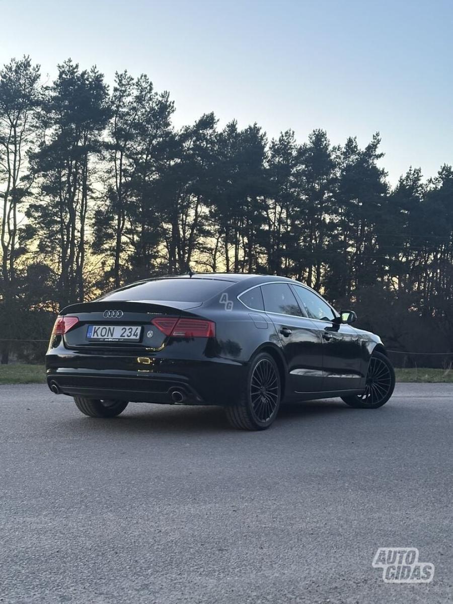 Melns Audi A5 Sportback 2012 Viļņa, ar dzinēja tilpumu 3.00 L un nobraukumu 182 tūkst. km par 9900 €, foto 7 vietnē AUTOMOTO.COM.LV