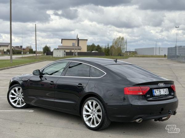 Black Audi A5 Sportback 2012 in Panevezys, with an engine capacity of 3.00 L and mileage of 288 thousand km for 7200 €, photo 6 on AUTOMOTO.COM.LV