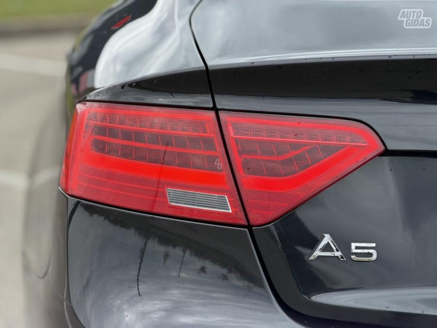 Black Audi A5 Sportback 2012 in Panevezys, with an engine capacity of 3.00 L and mileage of 288 thousand km for 7200 €, photo 11 on AUTOMOTO.COM.LV