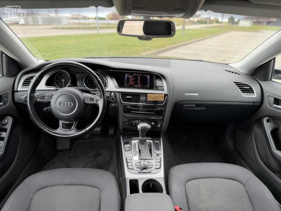 Black Audi A5 Sportback 2012 in Panevezys, with an engine capacity of 3.00 L and mileage of 288 thousand km for 7200 €, photo 13 on AUTOMOTO.COM.LV