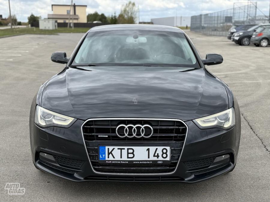 Melns Audi A5 Sportback 2012 Panevēža, ar dzinēja tilpumu 3.00 L un nobraukumu 288 tūkst. km par 6700 €, foto 3 vietnē AUTOMOTO.COM.LV