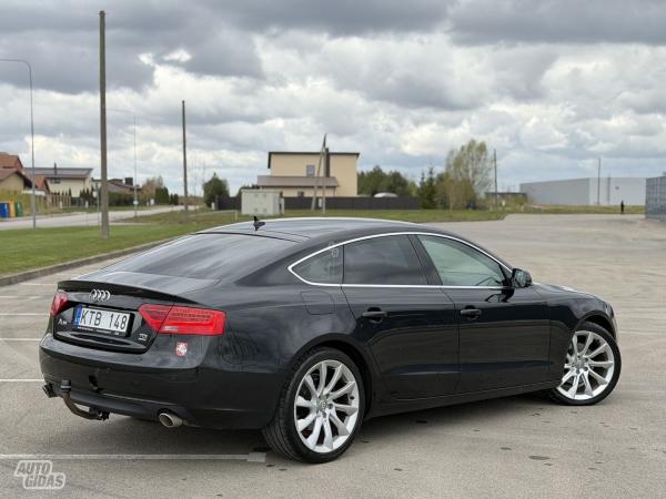 Black Audi A5 Sportback 2012 in Panevezys, with an engine capacity of 3.00 L and mileage of 288 thousand km for 6700 €, photo 8 on AUTOMOTO.COM.LV