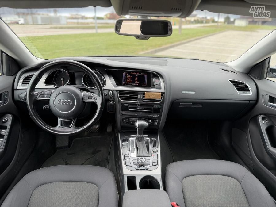 Melns Audi A5 Sportback 2012 Panevēža, ar dzinēja tilpumu 3.00 L un nobraukumu 288 tūkst. km par 6700 €, foto 13 vietnē AUTOMOTO.COM.LV