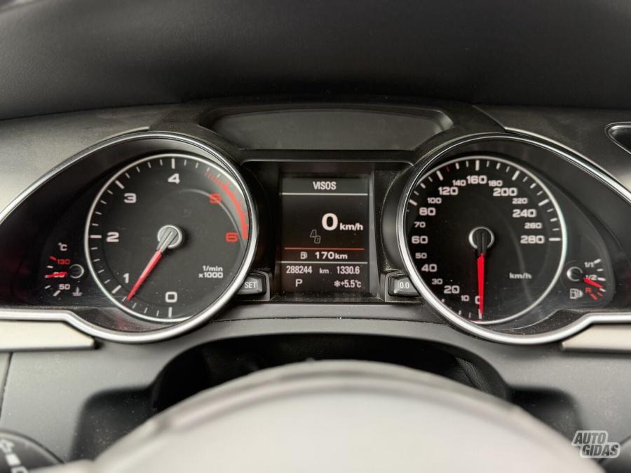 Melns Audi A5 Sportback 2012 Panevēža, ar dzinēja tilpumu 3.00 L un nobraukumu 288 tūkst. km par 6700 €, foto 17 vietnē AUTOMOTO.COM.LV