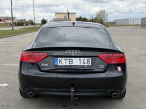 Black Audi A5 Sportback 2012 in Panevezys, with an engine capacity of 3.00 L and mileage of 289 thousand km for 6600 €, photo 8 on AUTOMOTO.COM.LV