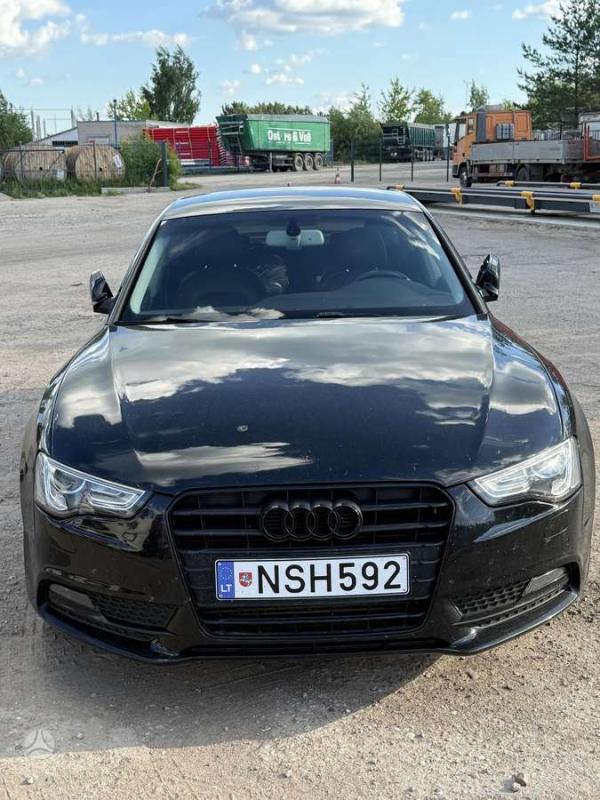 Черный Ауди A5 Sportback 2012 в Паневежис, объемом двигателя 2.97 л и пробегом 290 тыс. км за 8950 €, фото 1 на AUTOMOTO.COM.LV