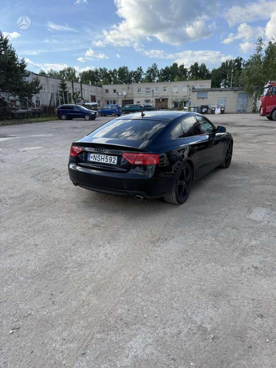 Черный Ауди A5 Sportback 2012 в Паневежис, объемом двигателя 2.97 л и пробегом 290 тыс. км за 8950 €, фото 4 на AUTOMOTO.COM.LV