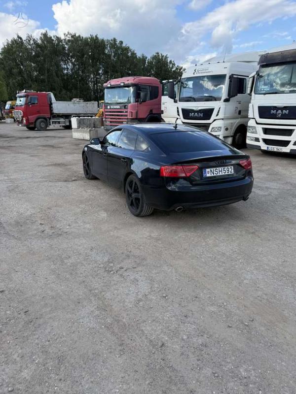 Черный Ауди A5 Sportback 2012 в Паневежис, объемом двигателя 2.97 л и пробегом 290 тыс. км за 8950 €, фото 4 на AUTOMOTO.COM.LV