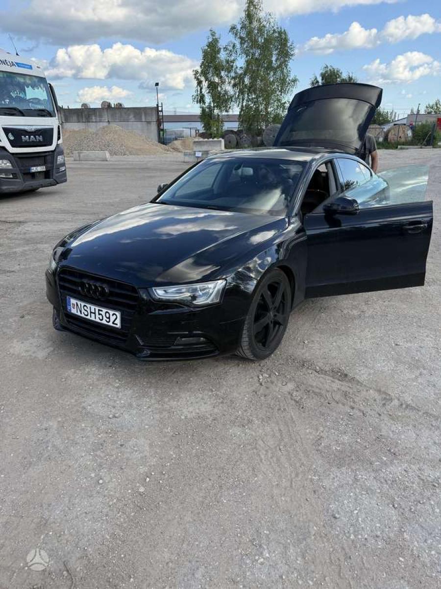 Черный Ауди A5 Sportback 2012 в Паневежис, объемом двигателя 2.97 л и пробегом 290 тыс. км за 8950 €, фото 7 на AUTOMOTO.COM.LV