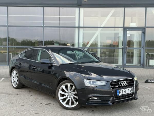 Черный Ауди A5 Sportback 2012 в Паневежис, объемом двигателя 3.00 л и пробегом 288 тыс. км за 6500 €, фото 1 на AUTOMOTO.COM.LV