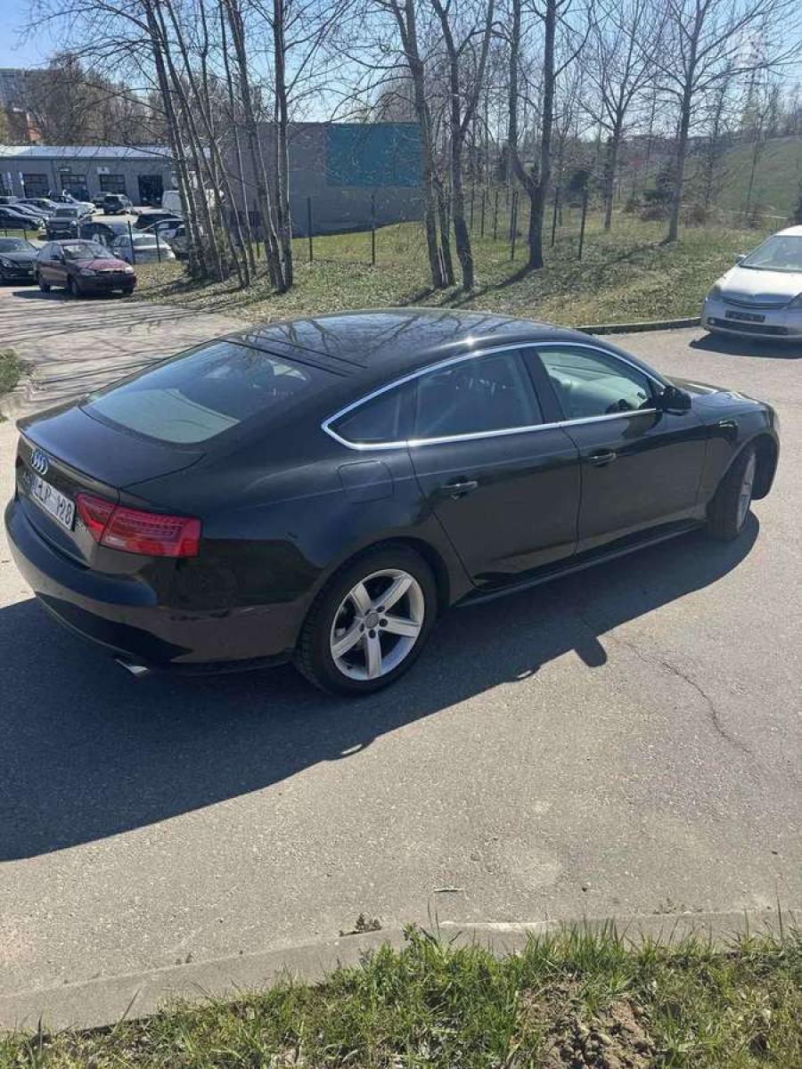 Melns Audi A5 Sportback 2012 Viļņa, ar dzinēja tilpumu 1.80 L un nobraukumu 180 tūkst. km par 9900 €, foto 7 vietnē AUTOMOTO.COM.LV