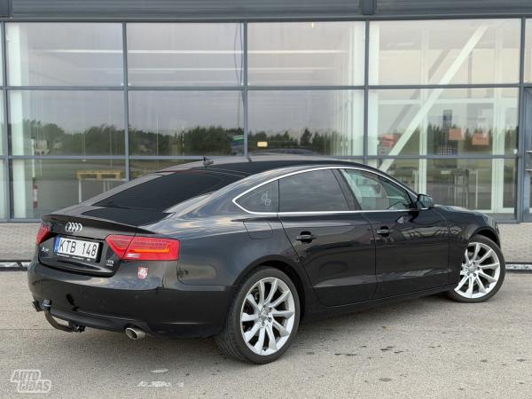 Black Audi A5 Sportback 2012 in Panevezys, with an engine capacity of 3.00 L and mileage of 289 thousand km for 6400 €, photo 6 on AUTOMOTO.COM.LV