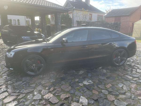 Черный Ауди A5 Sportback 2012 в Куршенай, объемом двигателя 1.97 л и пробегом 260 тыс. км за 9900 €, фото 2 на AUTOMOTO.COM.LV