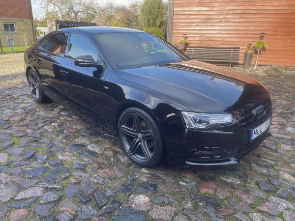 Черный Ауди A5 Sportback 2012 в Куршенай, объемом двигателя 1.97 л и пробегом 260 тыс. км за 9900 €, фото 6 на AUTOMOTO.COM.LV