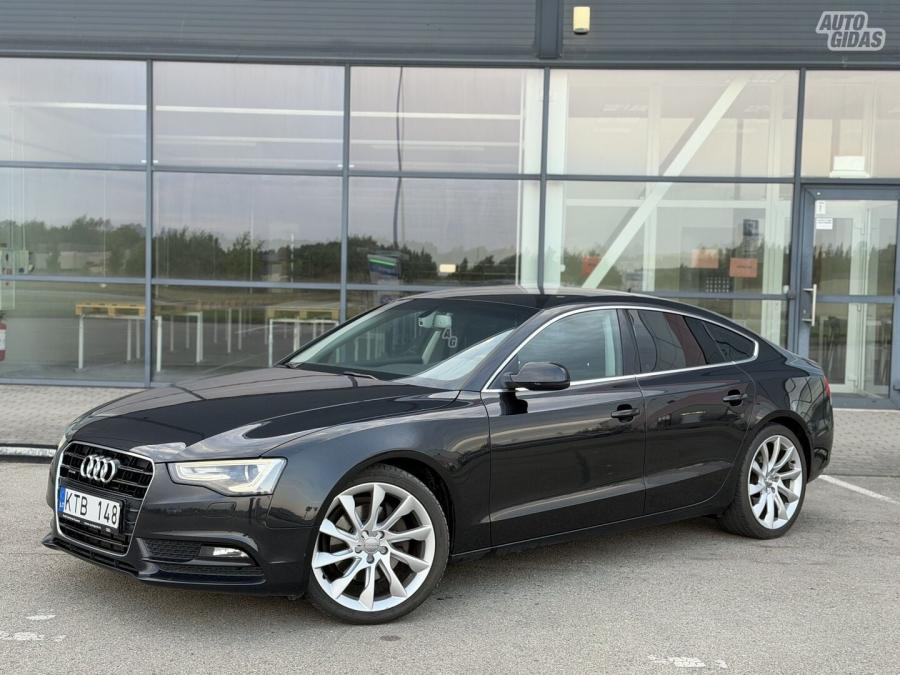 Черный Ауди A5 Sportback 2012 в Паневежис, объемом двигателя 3.00 л и пробегом 289 тыс. км за 6200 €, фото 1 на AUTOMOTO.COM.LV
